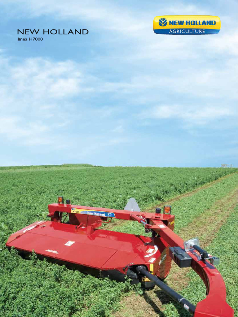 Ficha Tecnica Segadora Acondicionadora New Holland H7230 | PDF ...