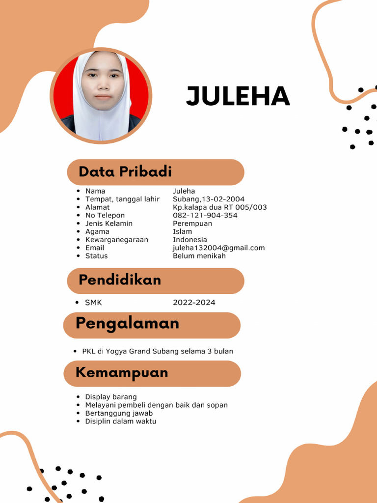 CV Juleha - 20240518 - 125051 - 0000 | PDF