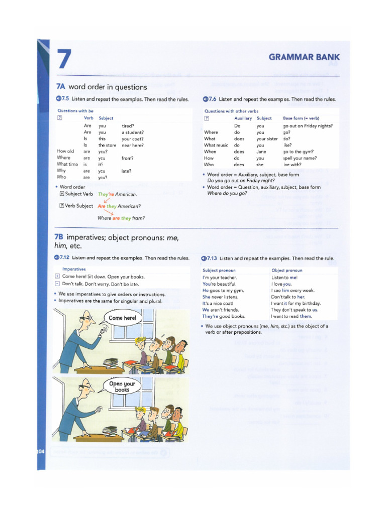 Starter - Unit 7 | PDF