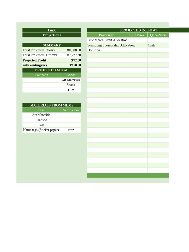 Artreach FinX Masterfile | PDF