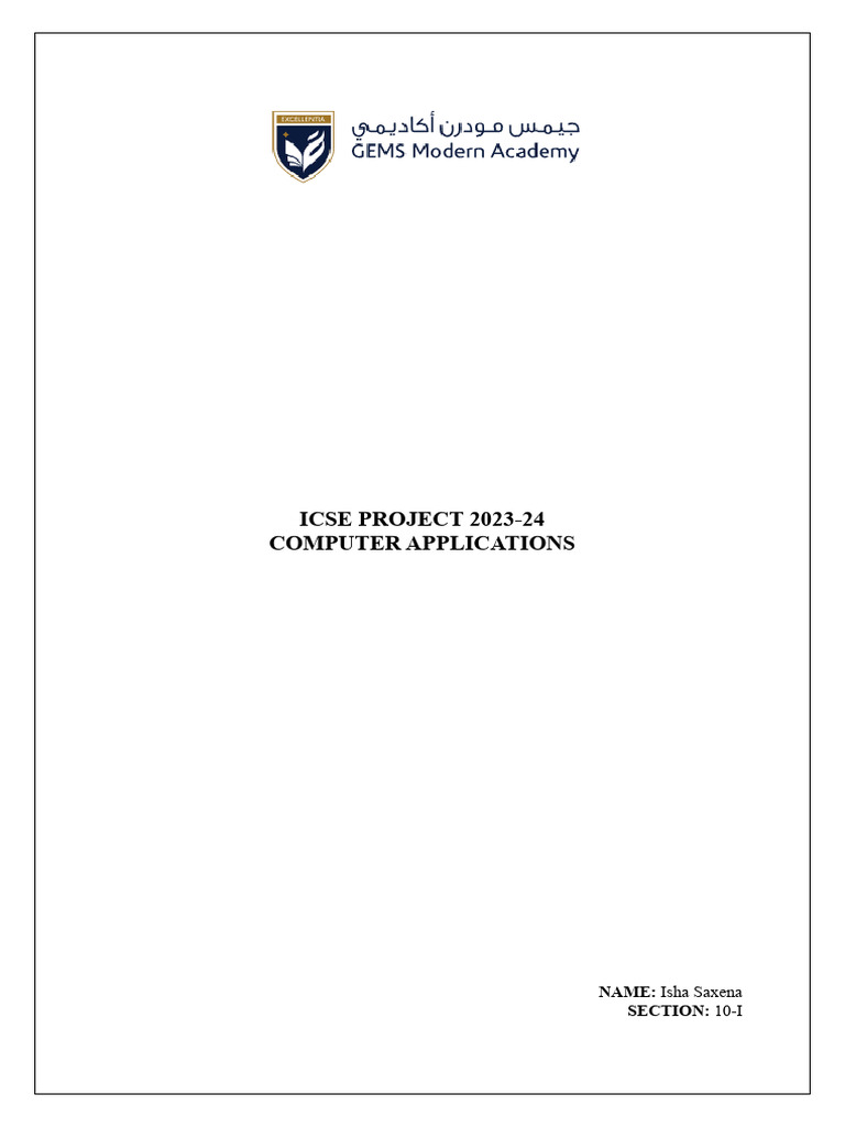 ICSE proj- hangman | Download Free PDF | Computer Program | Programming