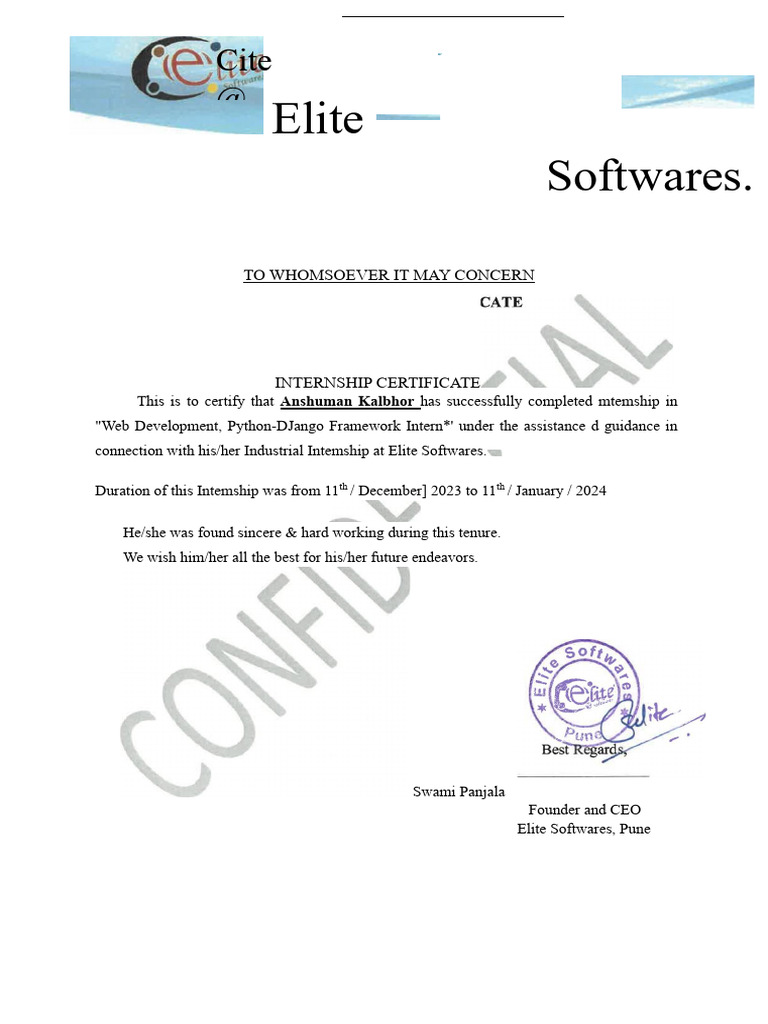 Elite Softwares.: Cite @ | PDF