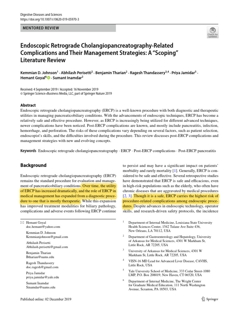 Complicaciones de CPRE | Download Free PDF | Stent | Gallbladder