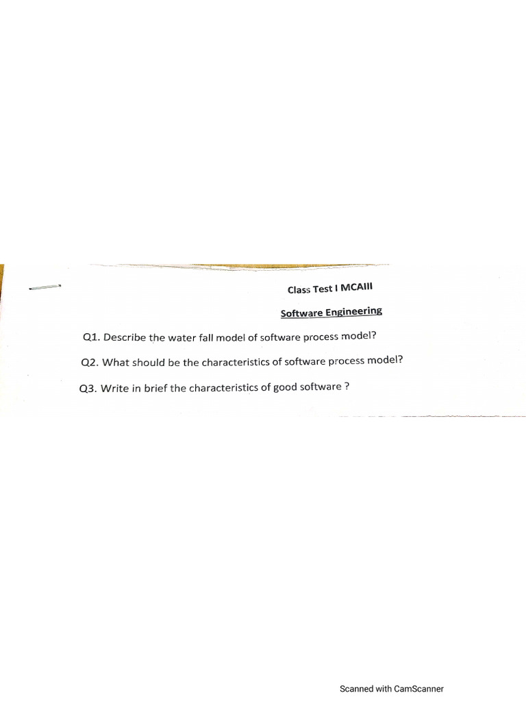 Software Engineering PYQ | PDF