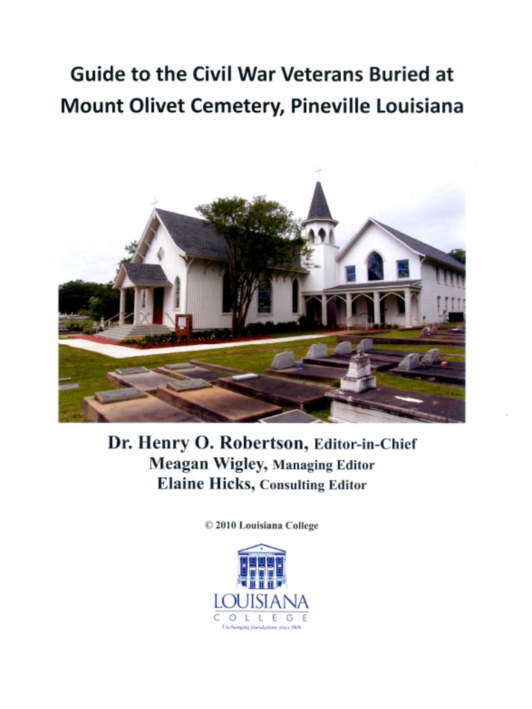 History of Mount Olivet Cemetery | PDF | Confederate States Army ...
