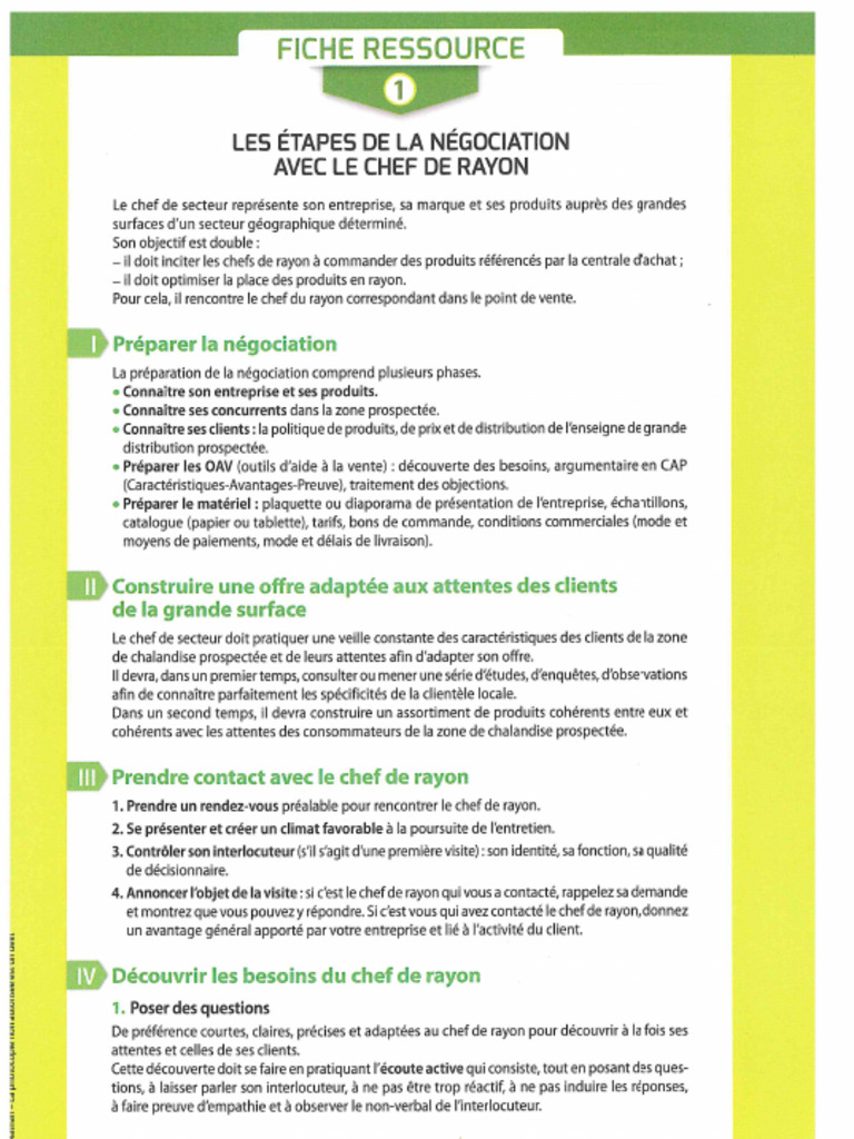 Fiche Ressources | PDF