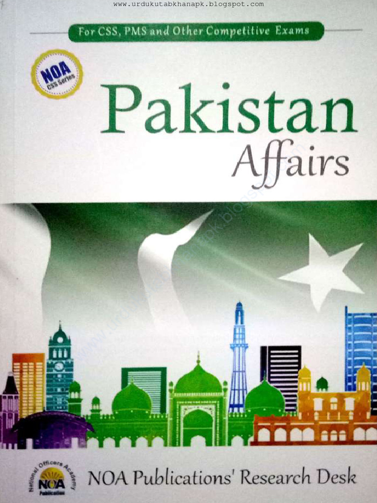 NOA Pakistan Affairs For CSS - PMS and Other Exams | PDF