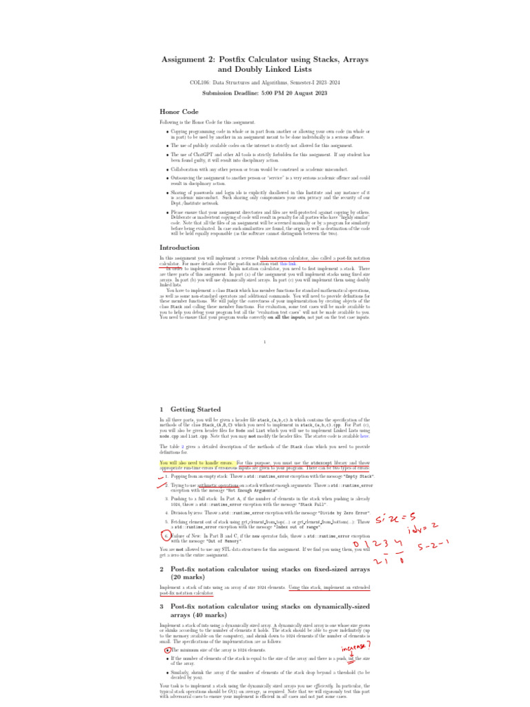 Col 106 A2 | PDF | Computer Program | Programming