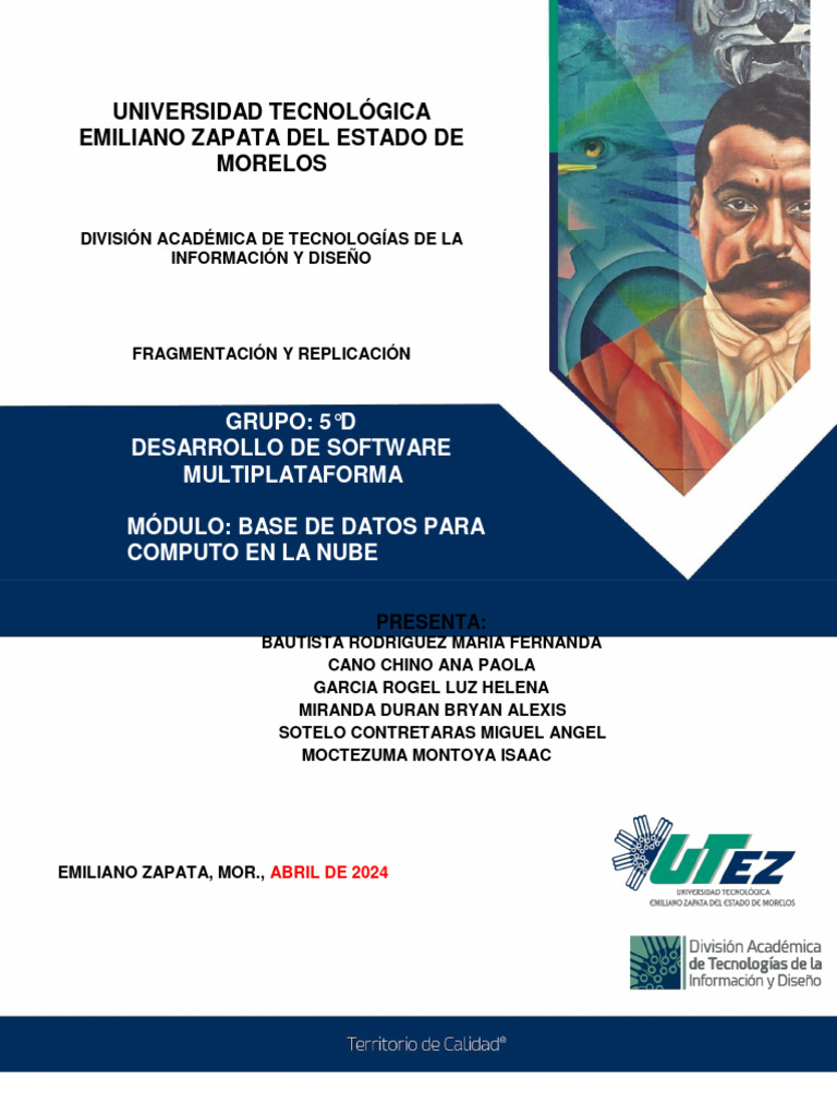 U4 - Investigación Fragmentación | PDF | Bases de datos | Servidor (Computación)