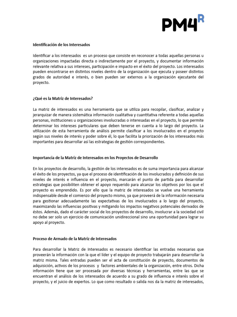 Matriz de Stakeholders - Guia | Descargar gratis PDF | Información ... Matriz de Stakeholders - Guia | Descargar gratis PDF | Información ...