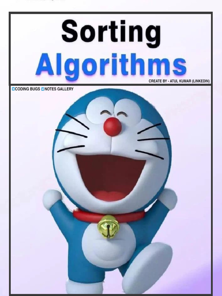 Sorting Algorithms | PDF Sorting Algorithms | PDF