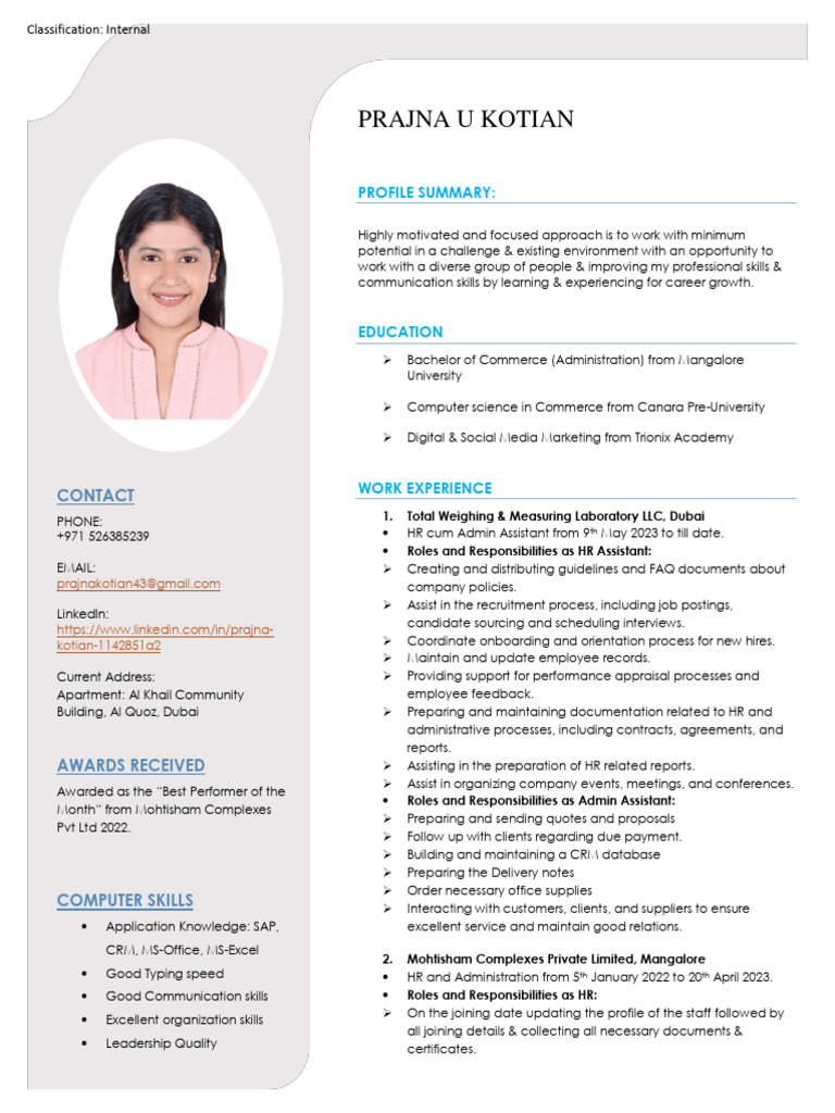 Prajna U Kotian-1 | PDF | Customer Relationship Management | Business