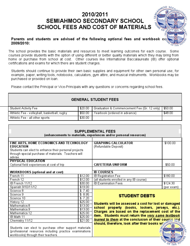 School Fees | PDF