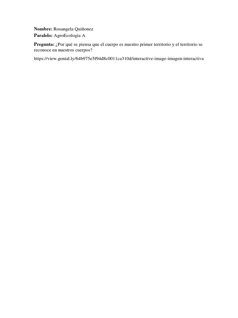 Mapeando El Cuerpo y El Territorio R.Q | PDF