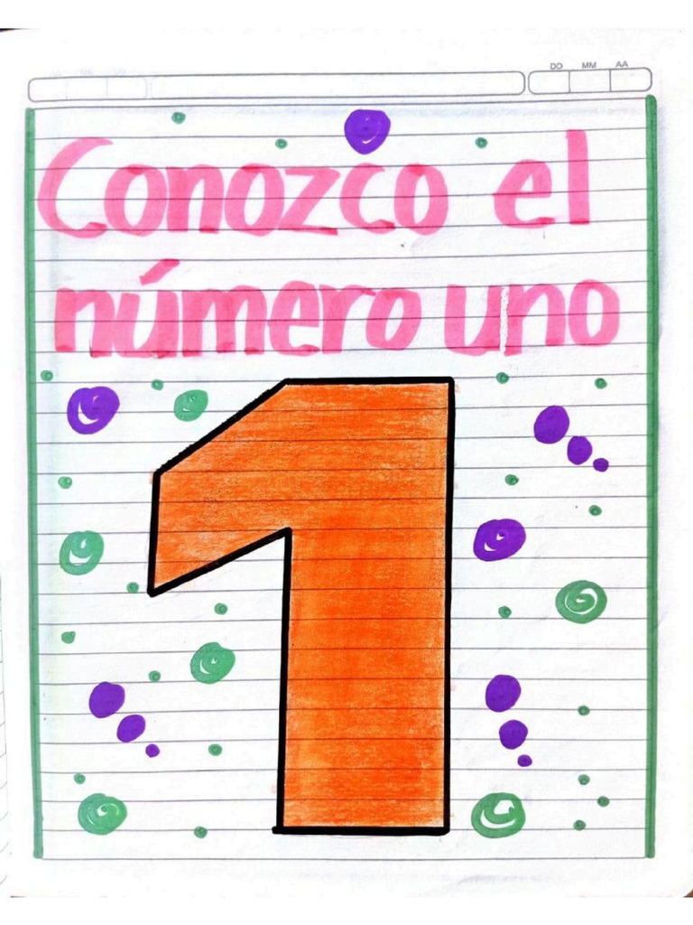 Números del 1 al 5 | PDF