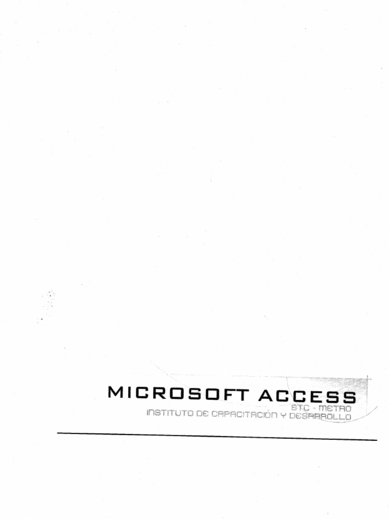 Access XP | PDF