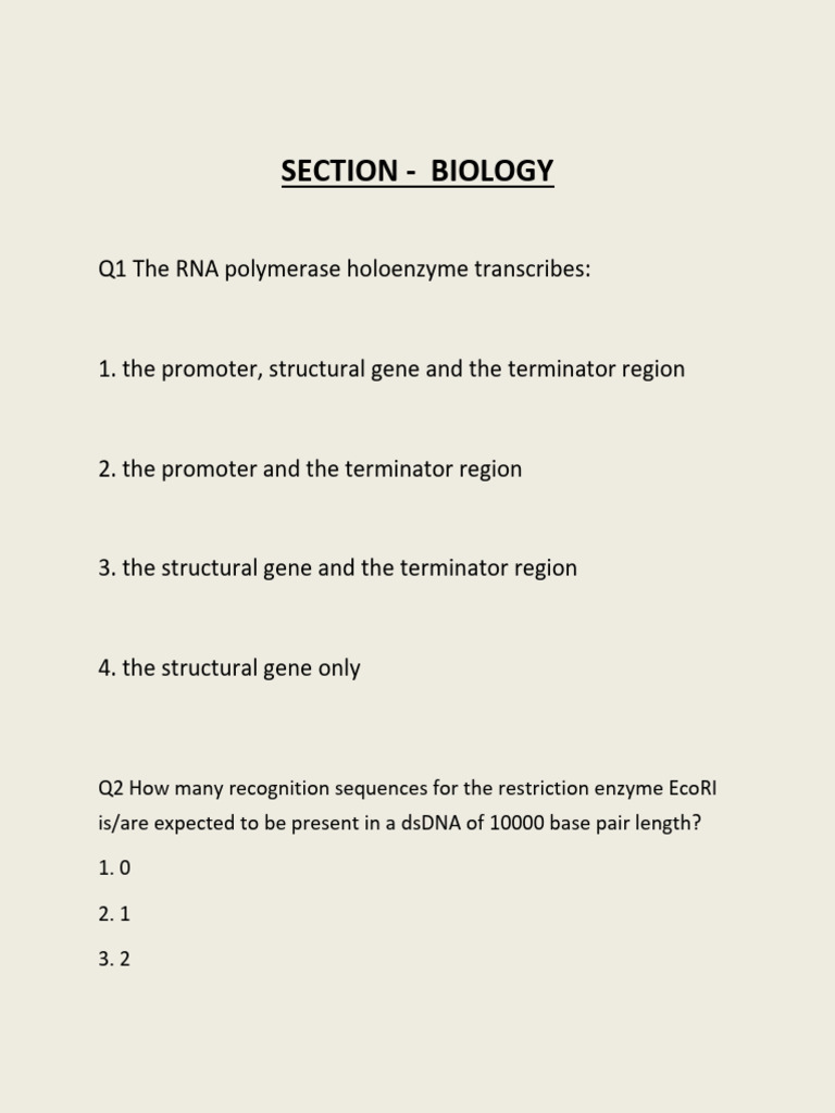 Biology and Chemistry Exam Questions | PDF | Menstrual Cycle | Physical ...