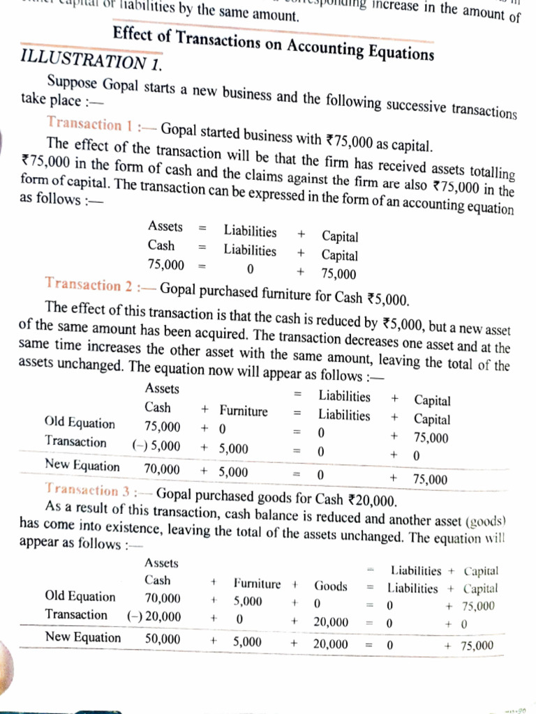 Accounting Equations CH 6 | PDF