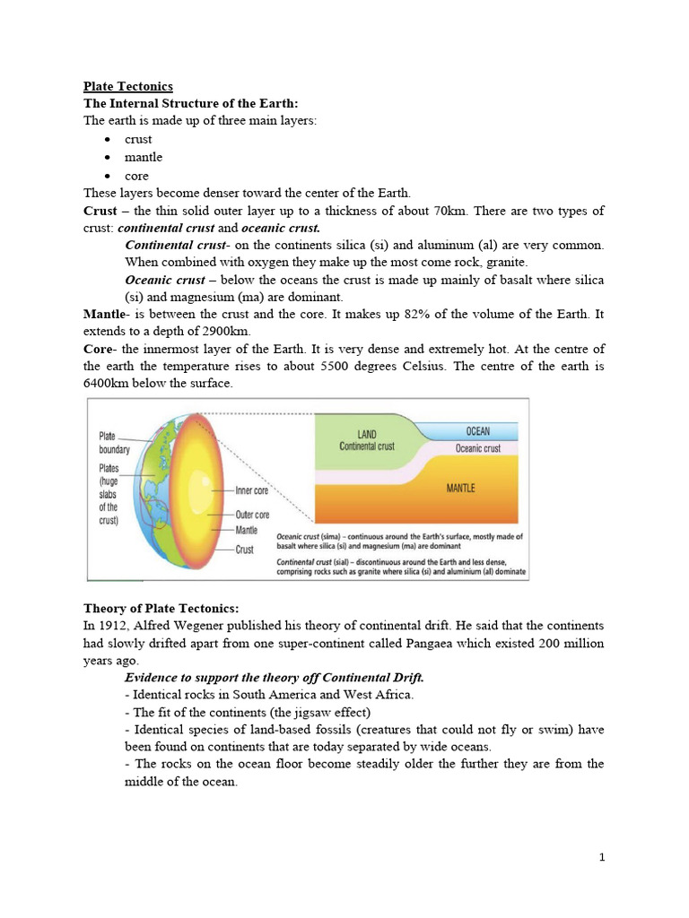 Geography Notes-1 Plates, Weathering, Mass Wasting, Fluvial Processes ... Geography Notes-1 Plates, Weathering, Mass Wasting, Fluvial Processes ...