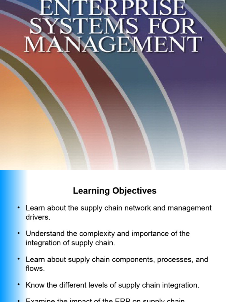 Erp and SCM Integration | PDF | Supply Chain Management | Supply Chain