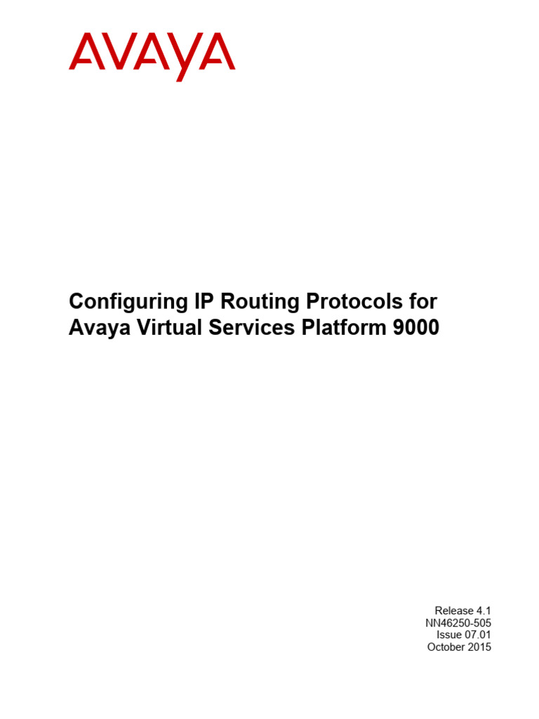 NN46250-505!07!01 Configuring IP Routing Protocols | PDF | Ip Address ... NN46250-505!07!01 Configuring IP Routing Protocols | PDF | Ip Address ...