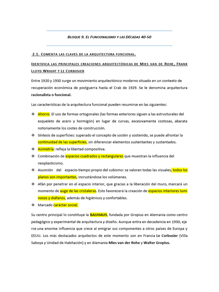 Bloque 9 | PDF | Arte | Historia