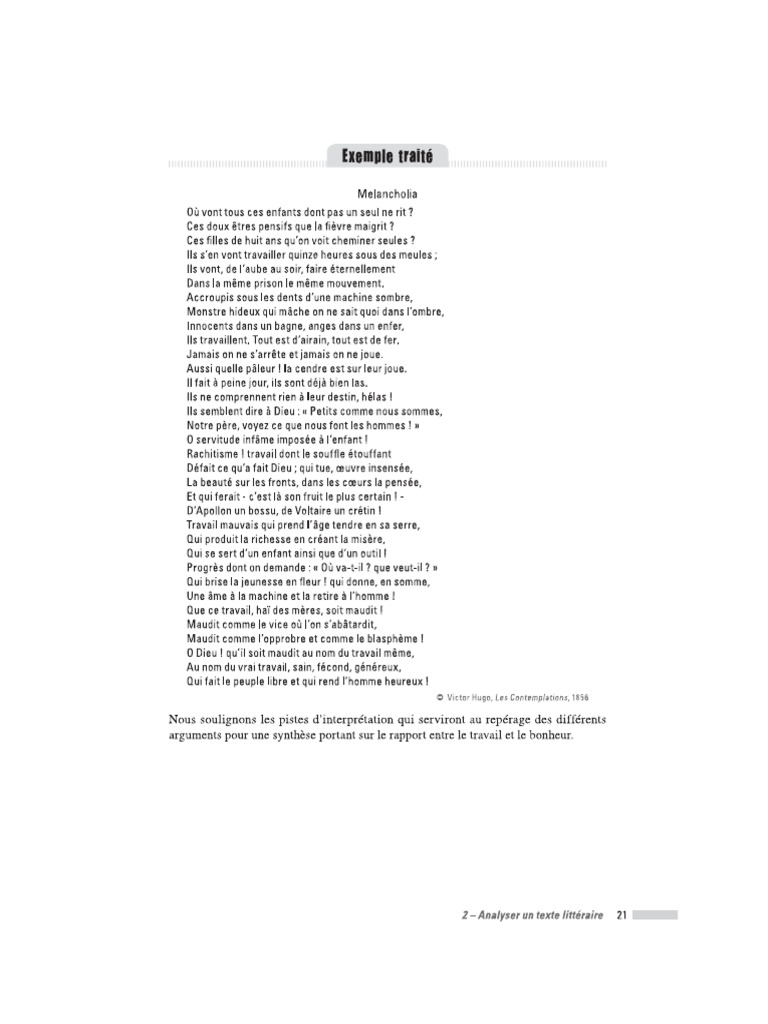 Analyse de Texte | PDF