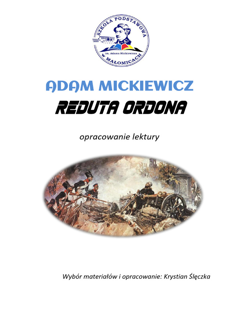Reduta Ordona - Opracowanie Lektury | PDF