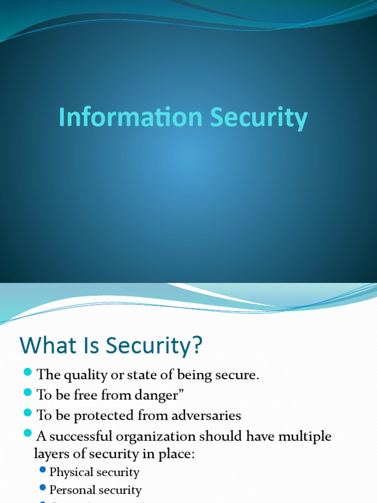 Understanding Information Security Basics | PDF | Information Security ...