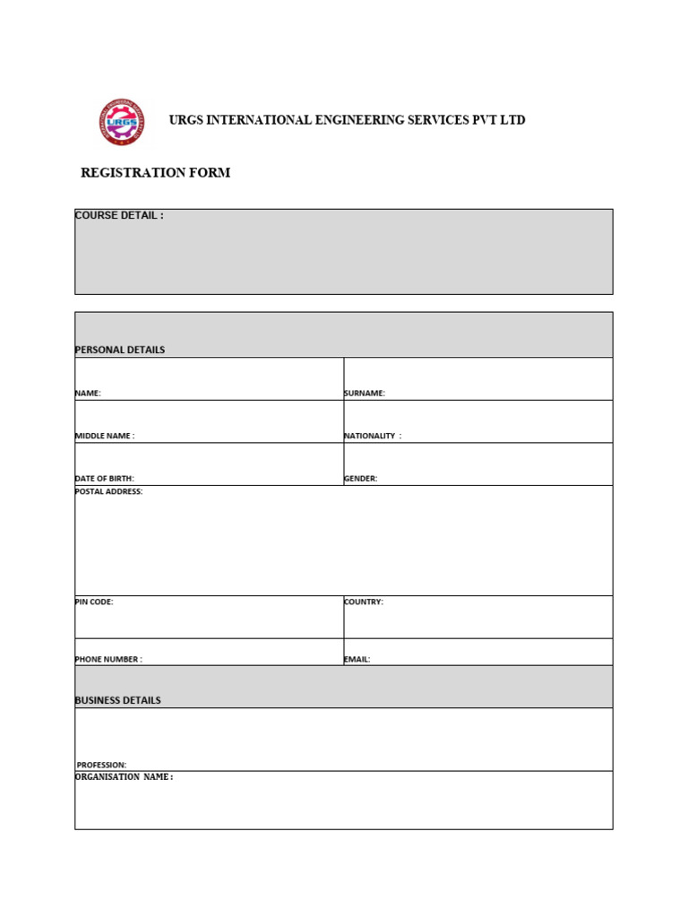 URGS INTERNATIONAL ENG REGISTRATION FORM (5) | PDF