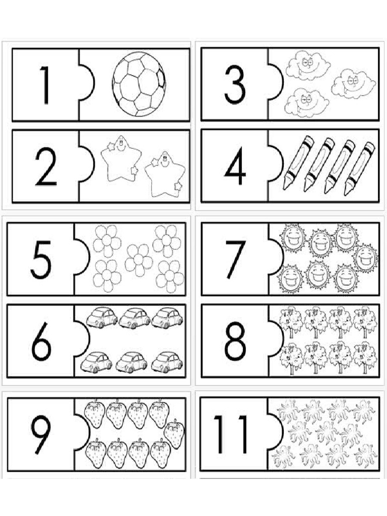 Rompecabezas 1° para Imprimir | PDF