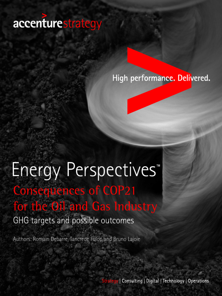 Accenture Strategy Energy Perspectives Consequences COP21 | PDF ...