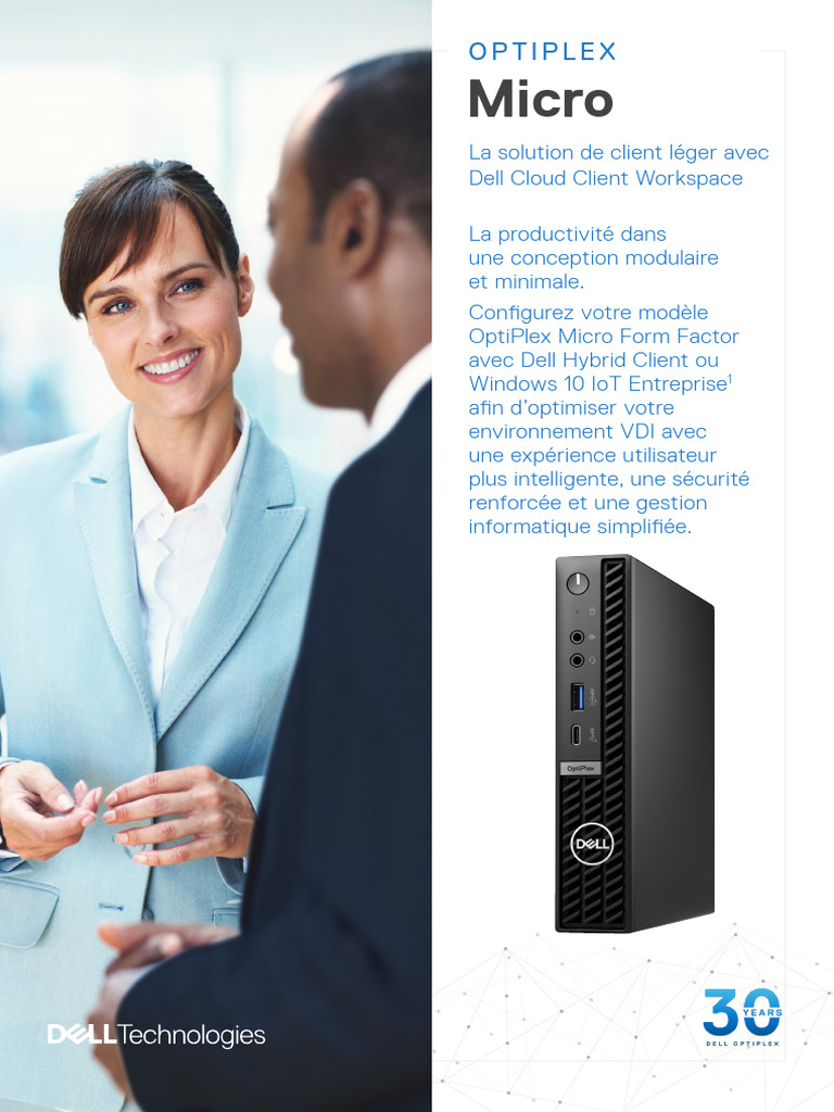 Optiplex Micro Thin Client Solution | PDF | USB | Ordinateur de bureau