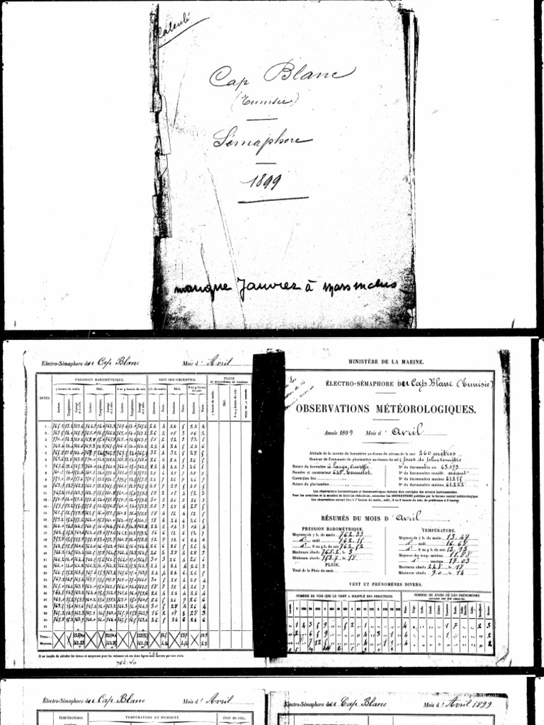 Bizerte Cap Blanc 1899 | PDF