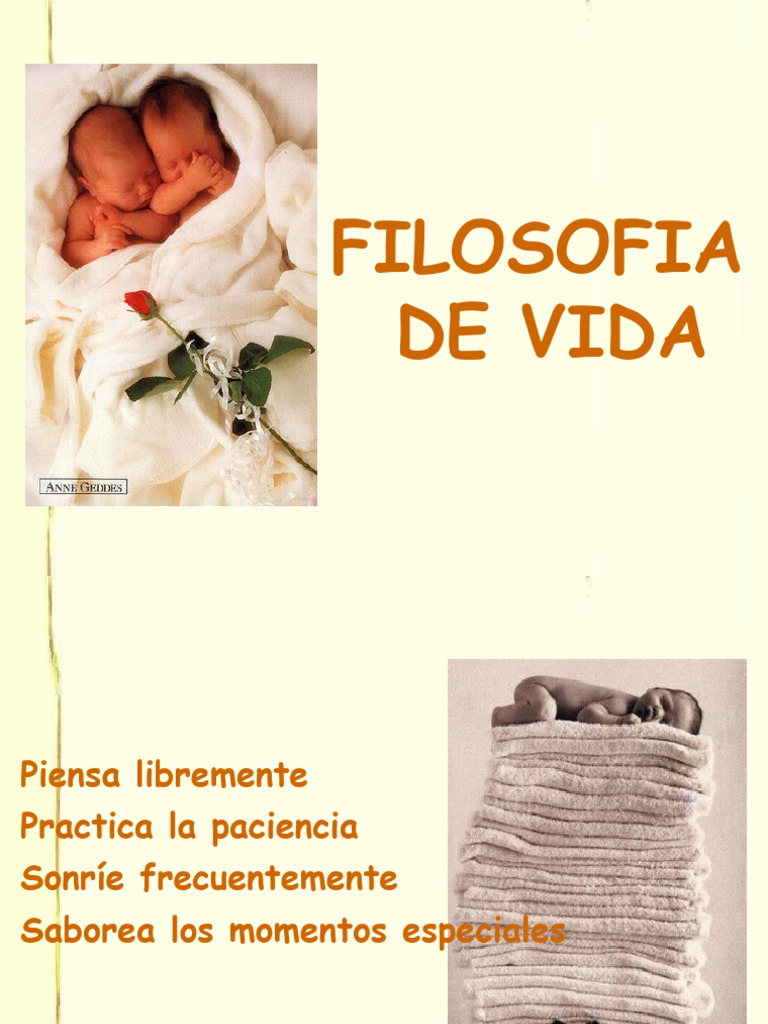 Filosofia de La Vida | PDF | Relaciones personales, crianza y ...
