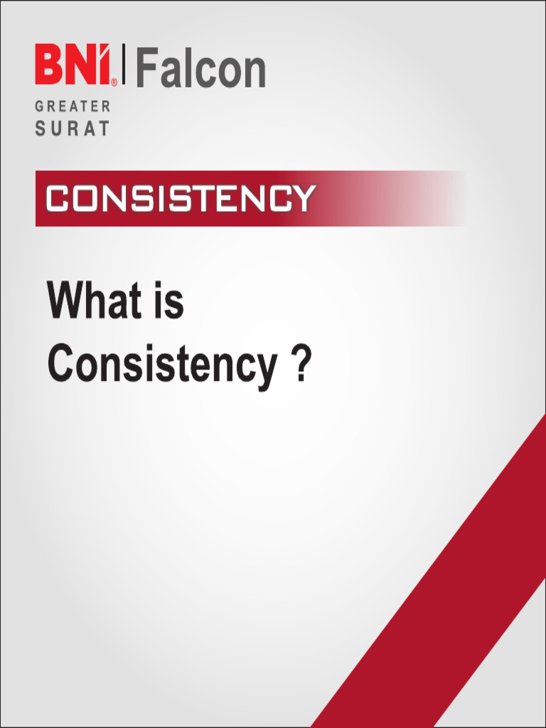 Consistency 1 | PDF
