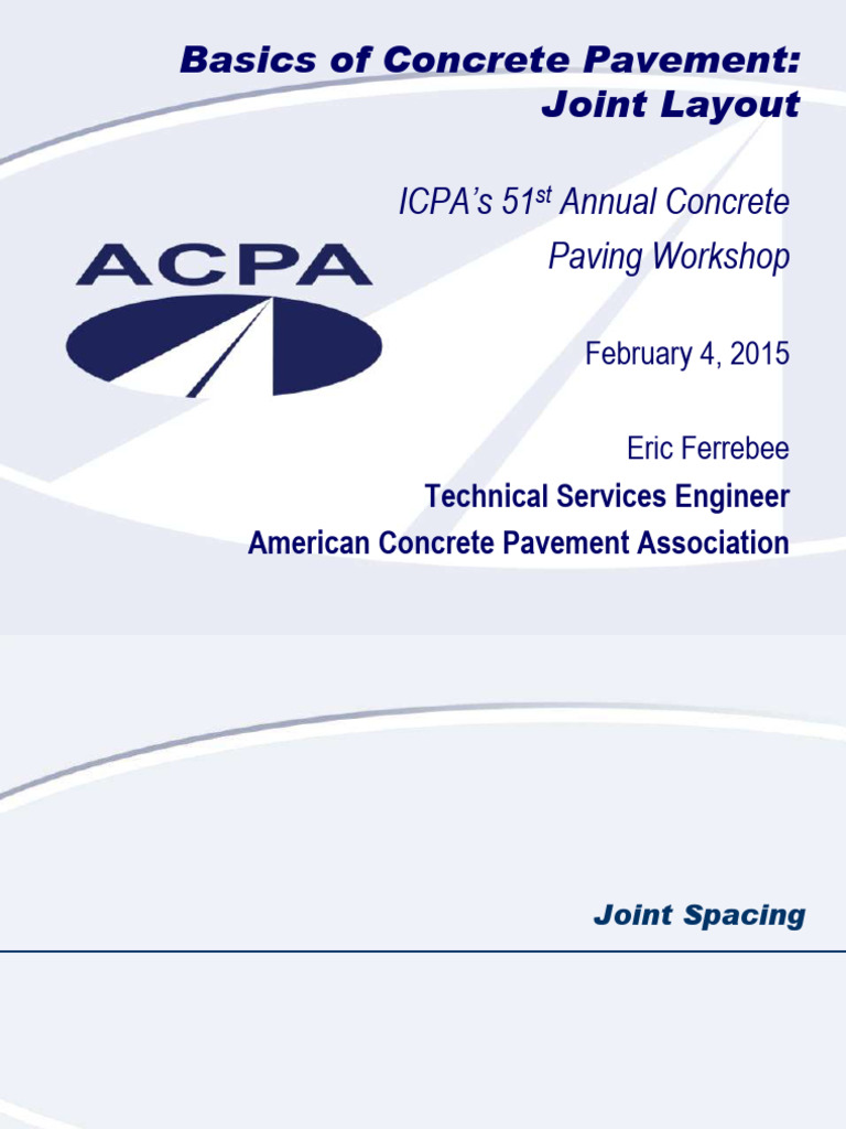 Basics of Concrete Joint Layout | Download Free PDF | Road Surface ...