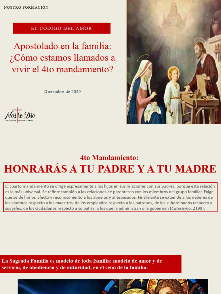 El Código Del Amor-4to Mandamiento Final | PDF | eucaristía | Amor