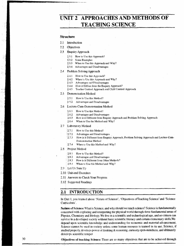 Unit-2 Demonstration Method | PDF | Science | Experiment