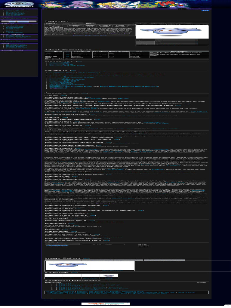 Pagumon - Wikimon - The #1 Digimon wiki | PDF