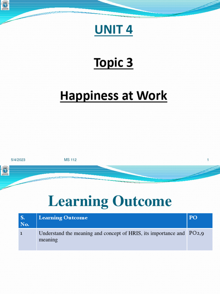 3 - Happiness at Work | PDF | Business