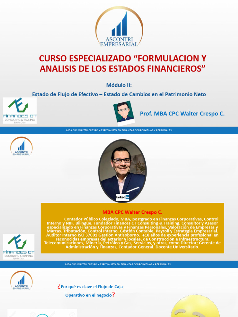 Curso Especializado Formulacion y Analisis Financiero - Modulo II EFE ...