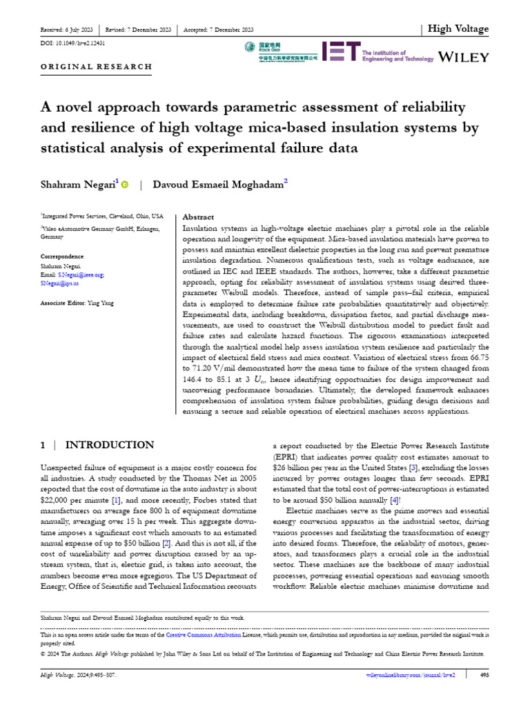A Novel Approach Towards Parametric Assessment of | PDF | Reliability Engineering | Probability ...