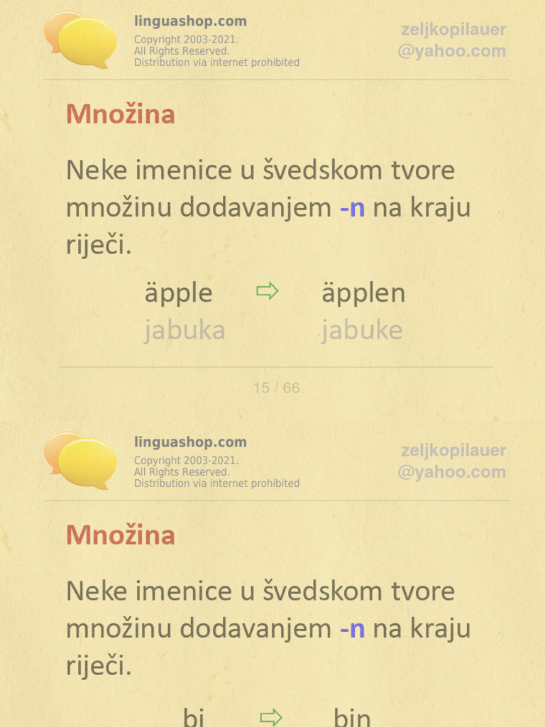 Swedish Grammar Landscape | PDF