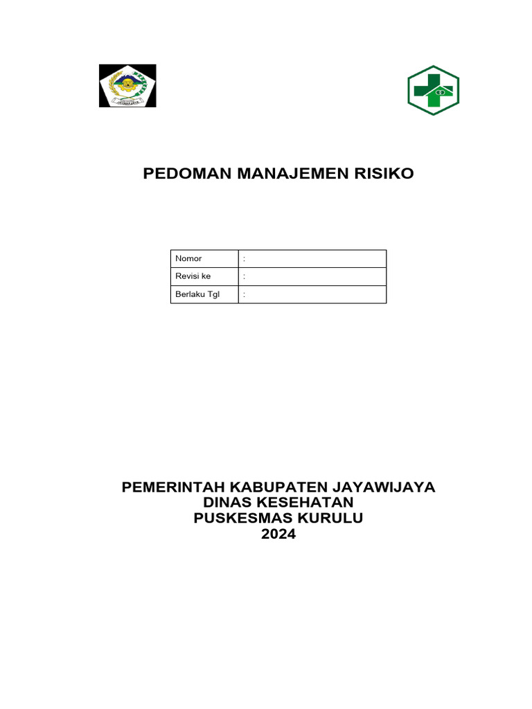 Panduan Manajemen Risiko | PDF