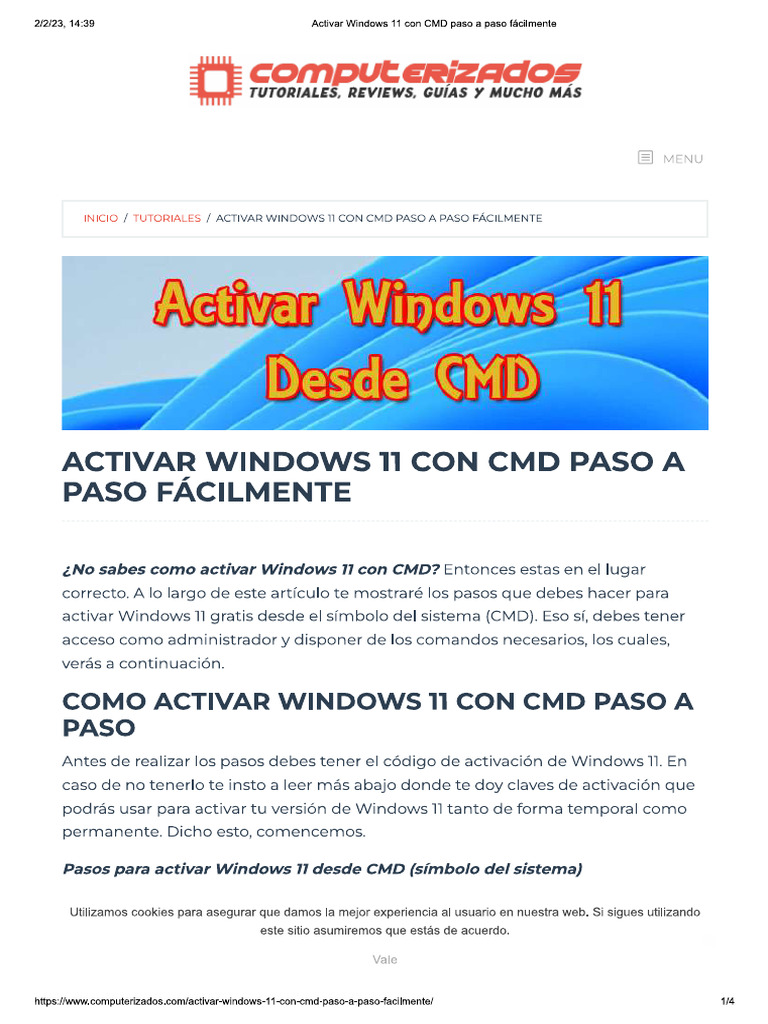 Activar Windows Por CMD | PDF