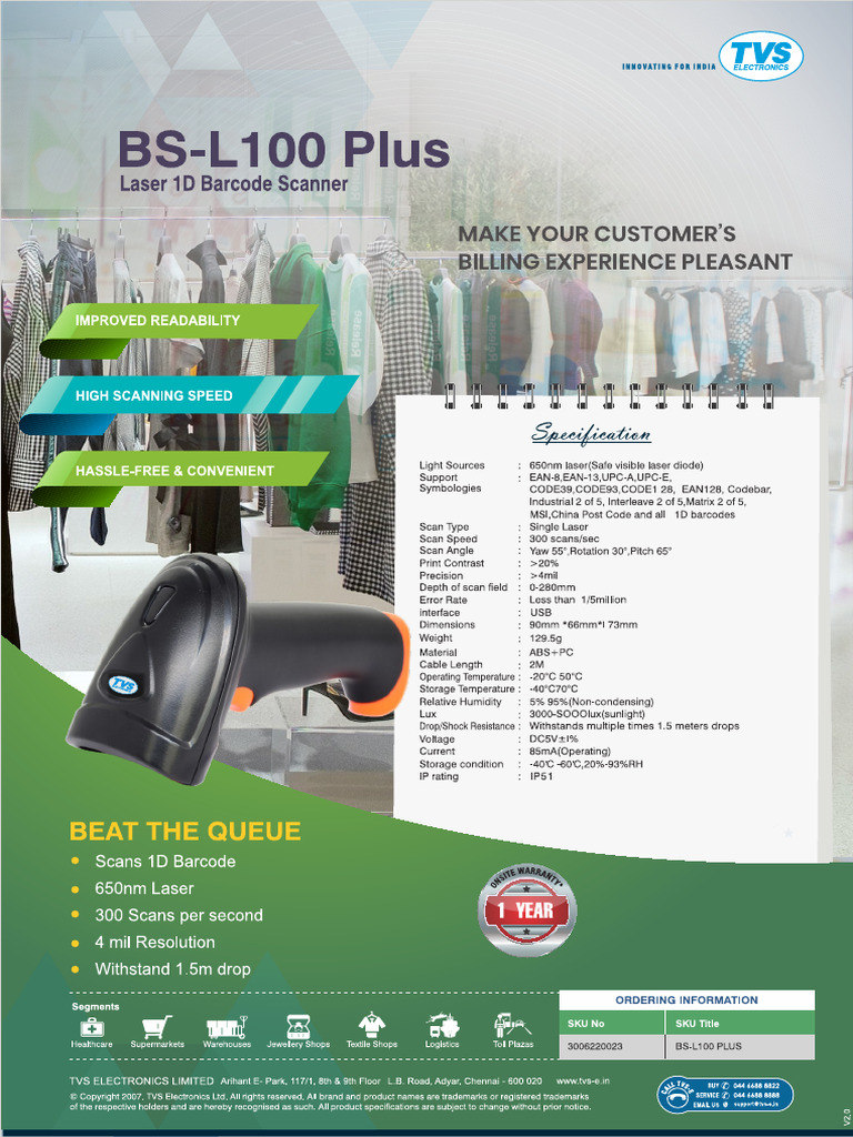 BS-L100 Plus Brochure | PDF