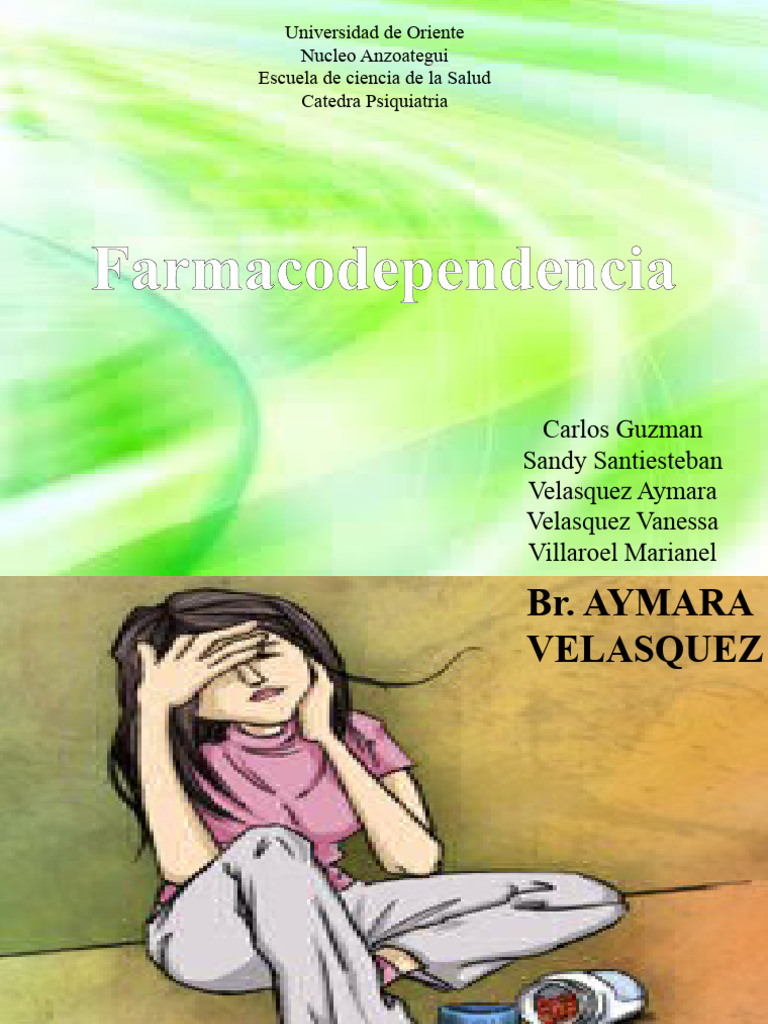 Farmacodependencia | PDF | Cannabis (Droga) | Nicotina