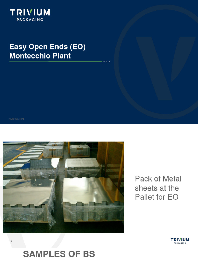 1-Easy Open Ends (EO) Montecchio Plant | PDF | Sheet Metal | Chromium