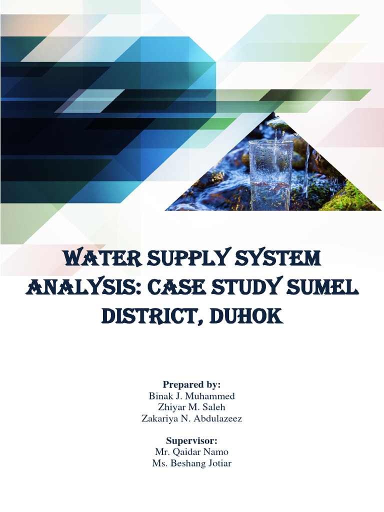 Water Supply System Analysis in Duhok | PDF | Water Purification | Water